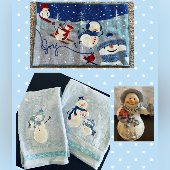 St. Nicholas Square | Holiday | St Nicholas Square Snowman 4pc Bath ...